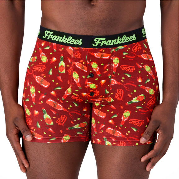 Button Fly Boxer Brief | Soft Cotton | Hot Sauce – Franklees