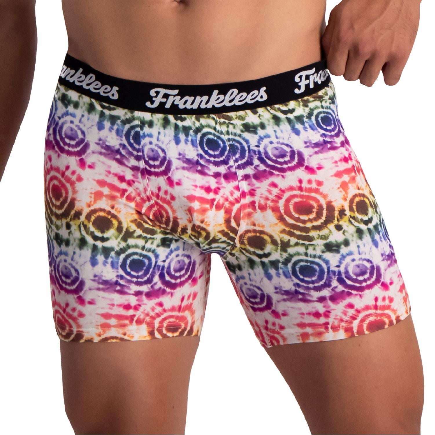 Shop Mens Long Leg Trunks - Tie Dye – Franklees Underwear